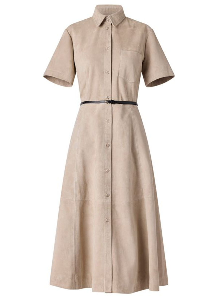 Kiera Suede Dress – Elizabeth Anthony